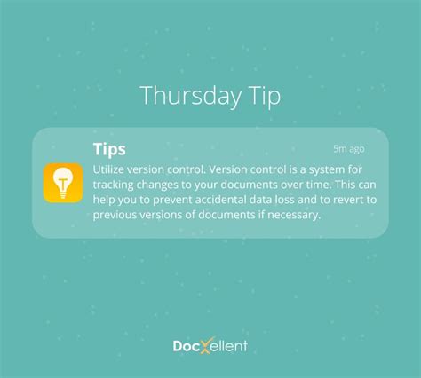 Documentmanagement Versioncontrol Efficiencyboost Thursdaytips Docxellent