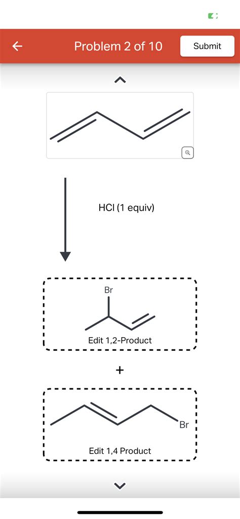 Solved Draw The Two Possible Productsformed When