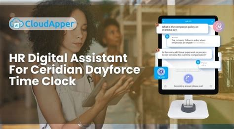 Hr Digital Assistant For Ceridian Dayforce Time Clock Hr Digital Assistant For Ceridian Dayforce Time Clock