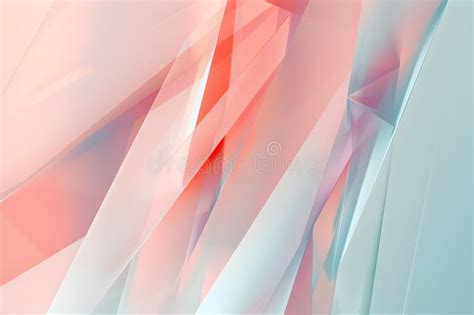 Abstract Geometric Shapes Intersect And Create A Stunning Visual