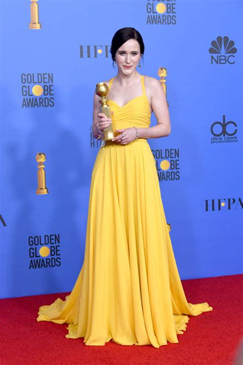Golden Globes 2019 Rachel Brosnahan In Prada In Or Out Tom Lorenzo