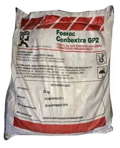 Fosroc Conbextra Gp2 Constructive Solutions Packaging Size 25kg At