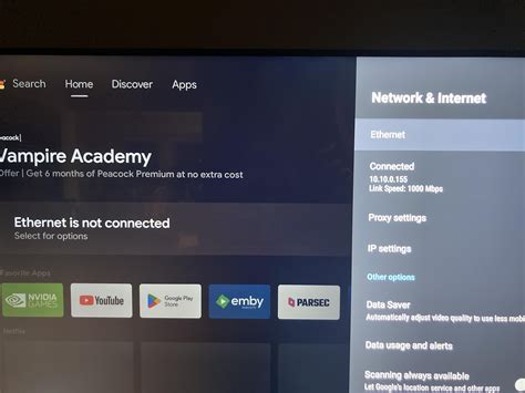 Wired Gigabit Ethernet Connection Plex Not Detecting Speeds Rplex