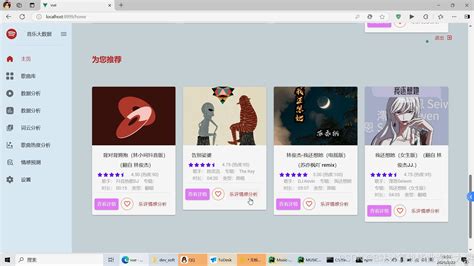 计算机毕业设计hadoop spark deepseek r1大模型音乐推荐系统 音乐数据分析 音乐可视化 音乐爬虫 知识图谱 大数据毕业设计