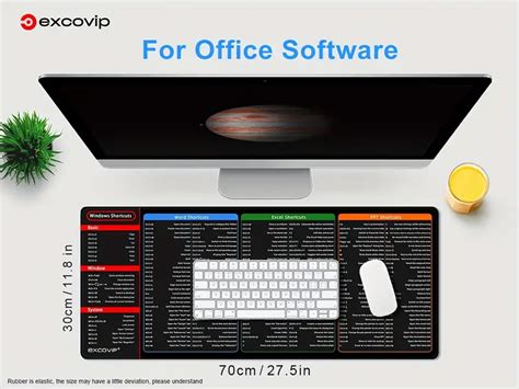 Simple Windows Shortcuts Mouse Pad Office Software Office - Temu