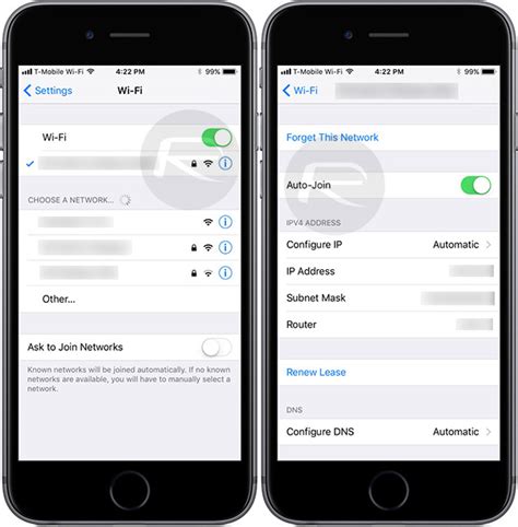 New In IOS 11 Auto Join WiFi On A Per Network Basis Redmond Pie