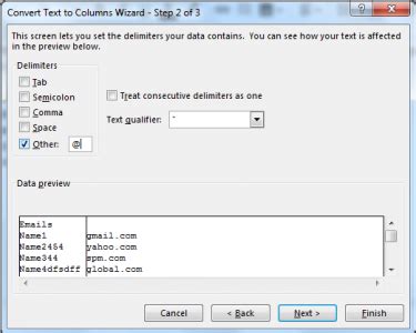 How To Extract Domain Name From EMail In Excel