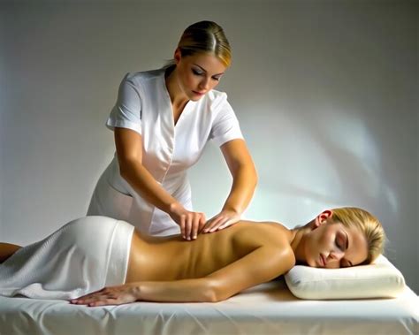 The Massage Technique Premium Ai Generated Image