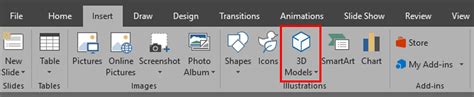 how to use the new 3d model feature in powerpoint