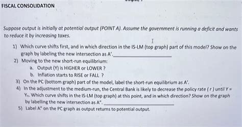 Solved Output Y Output YSuppose Output Is Initially At Chegg Com