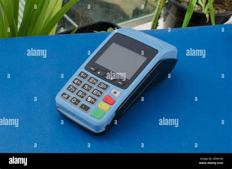 Close Up Of A Contactless Credit Card Payment Device Facilitating Fast