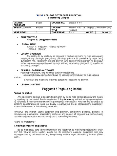 Updated Module 4 Elective 1 Pdf