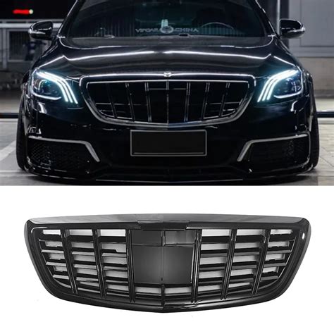 Car Front Grille Facelift Grilles Mesh Grill For Mercedes Benz W222 S