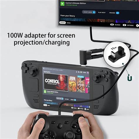 Gbps In USB C Adapter Degree USB C Extender Right Angle PD