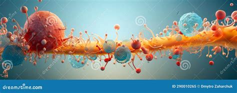 Various Bacterial Shapes Including Rods Spheres And Spirals Generative Ai Stock Illustration