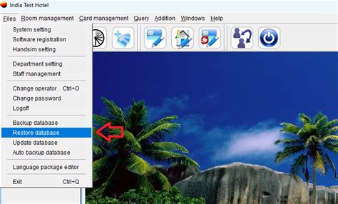 Hotel Intelligent Management System Software How To Restore The