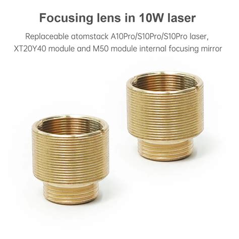 Lens Atomstack 2pcs 10w Replacement Focusing Lens For A10pro S10pro X7pro Laser Module M50