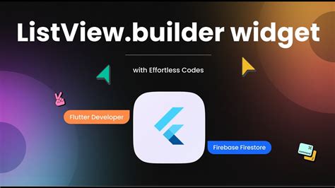Flutter For Beginners 31 Listview Builder Widget Dart Basic
