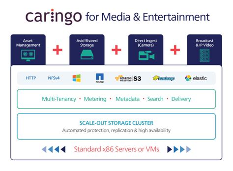 Caringo Swarm A Storage Platform For Production Distribution And Collaboration At Massive