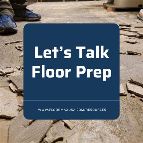 Floormax Usa 🔍 Let S Talk Floor Prep 🔍 We Get It—floor Prep Isn T