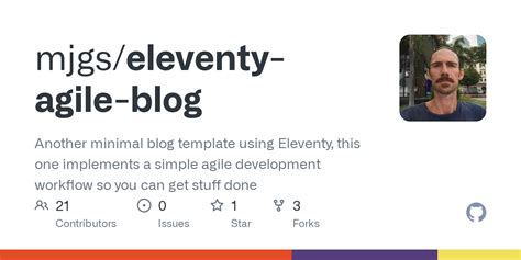 Github Mjgseleventy Agile Blog Another Minimal Blog Template Using