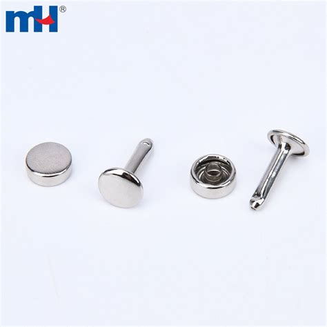 6mm 8mm 10mm 12mm Flat Head Leather Rivets For Bag Hardware