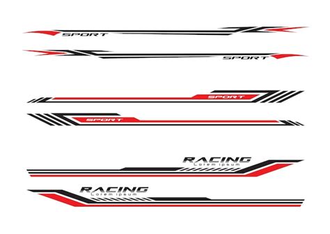 Premium Vector Side Car Body Vector Stripes Decal Vehicle Vector
