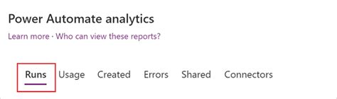 View Analytics For Power Automate Desktop Flows Power Platform Microsoft Learn