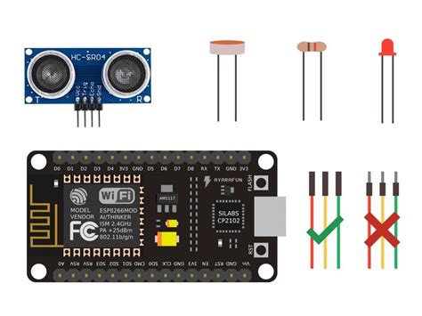 How To Connect The Ultrasonic And LDR Sensors With NodeMcu Ldr Sensor Arduino Projects Sensor