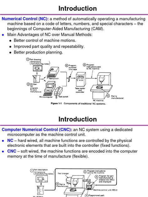 Lecture 1 Pdf Numerical Control Machines