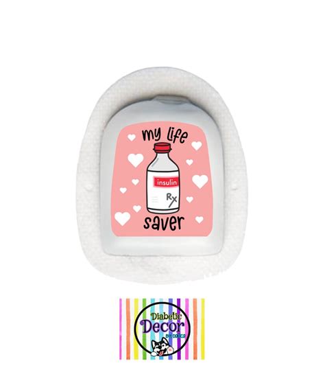 Omnipod My Life Saver Single Omnipod Stickerdiabetes Stickers Bestseller Omnipod Top