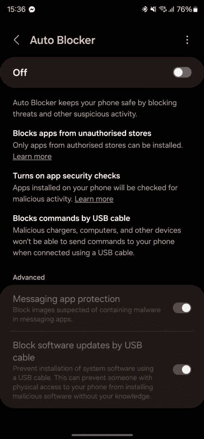 Samsung One Ui 6 Streamlines User Experience With New Auto Blocker