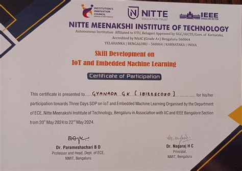 Gyanada Gk On Linkedin Iot Machinelearning Embeddedsystems Workshop