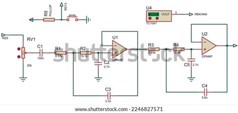 Vector Electrical Circuit Electronic Analog Device Stock Vector Royalty Free