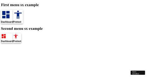 Mui Icon Sx Codesandbox