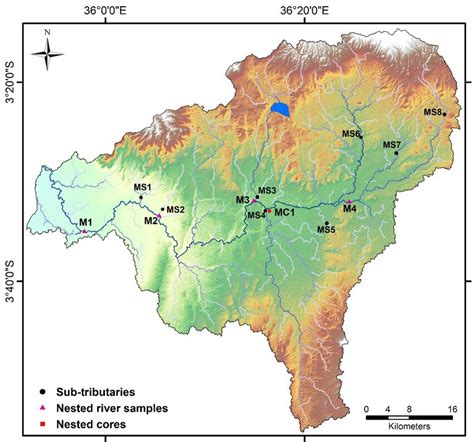Sampling Locations In The Makuyuni System Four Nested River Samples
