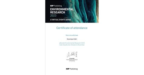 Dr Soumaya Askri Jendoubi On Linkedin Environmental Research 2023