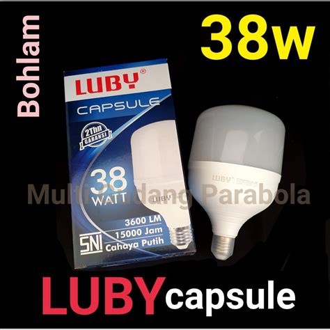 Jual Lampu Led Capsule Watt Merk Luby Cahaya Putih Shopee Indonesia