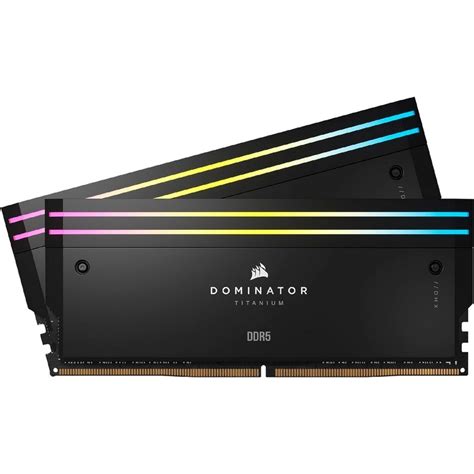 Corsair Dominator Titanium Rgb 32gb 2x16gb Ddr5 Dram 6400mts Cl32
