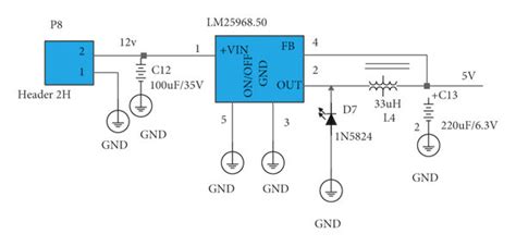 Schematic Diagram Of V Step Down Circuit Download Scientific Diagram