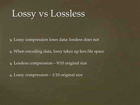 Ppt Lossy Compression Powerpoint Presentation Id 1553892