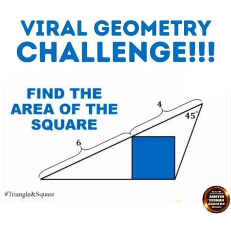 Viral Geometry Challenge Can You Solve How Geometry Viral Geometry Challenge Can You