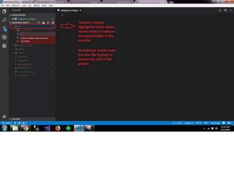 Highlight Parent Folder When Creating A New File Issue Microsoft Vscode GitHub