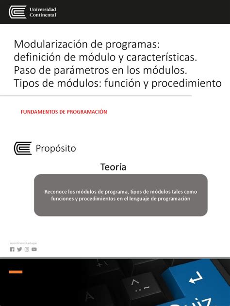 Semana 09 Clase Modulosprogramadefinicion Crm Pdf Parámetro Programación De Computadora