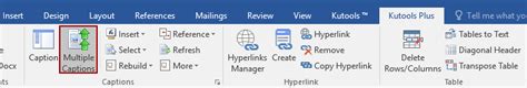 How To Insert Captions To Tables Figures Or Equations In Word