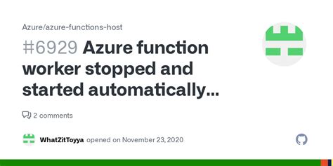 Azure Function Worker Stopped And Started Automatically While Process