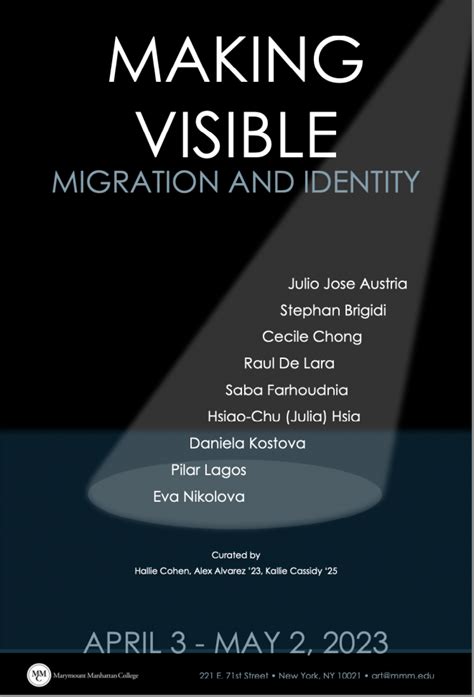 MAKING VISIBLE Migration And Identity Art And Art History