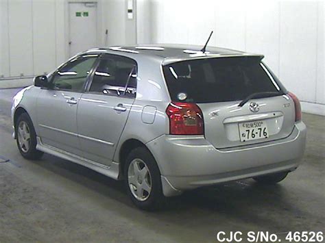 2001 Toyota Corolla Runx Silver For Sale Stock No 46526 Japanese