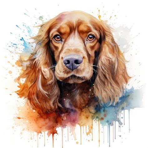 Cocker Spaniel Stock Illustration Illustration Of Design 328676081