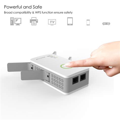 Kebidu 1200Mbps Ac Extender Repeater Router Dual B Vicedeal